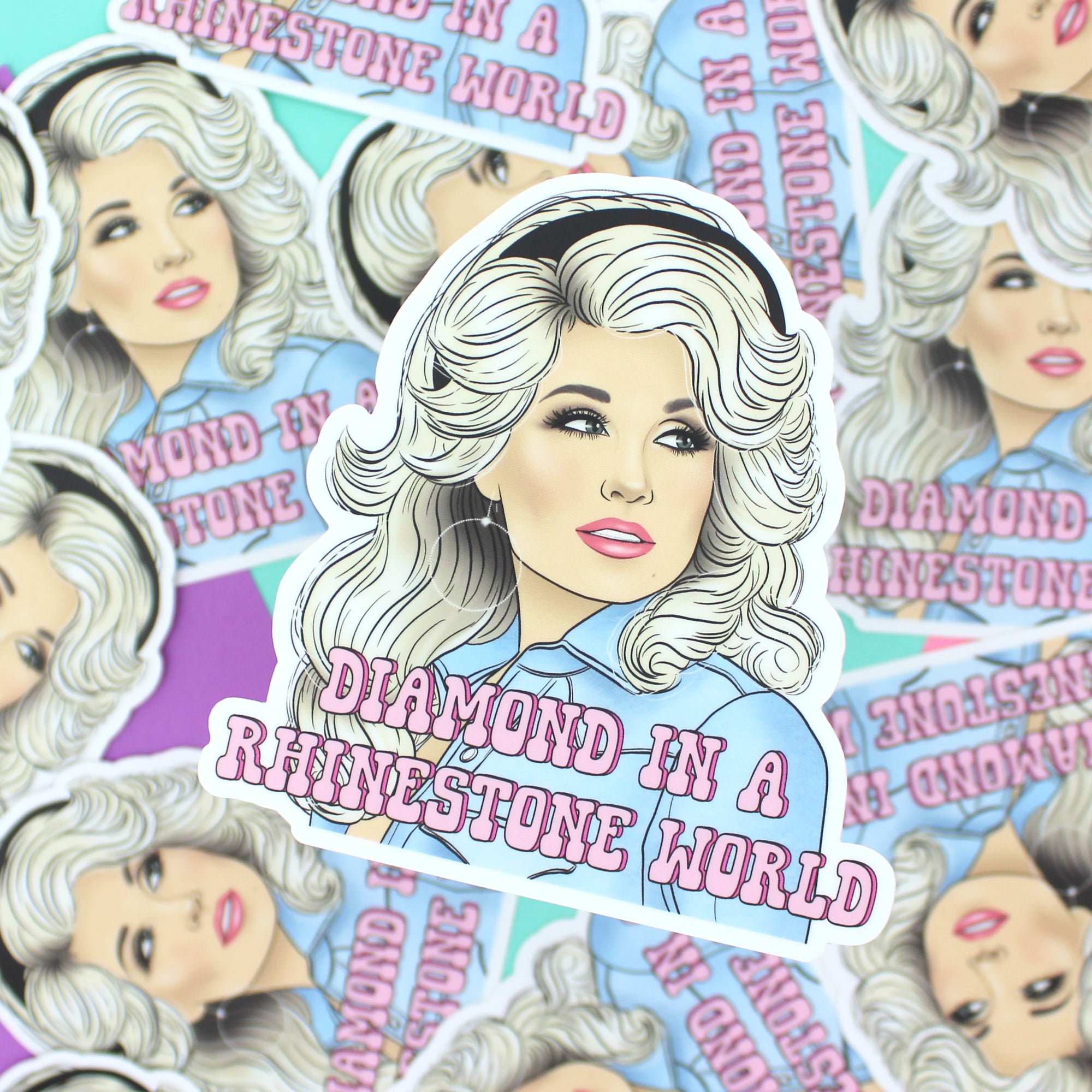 Diamond in a Rhinestone World Vinyl *exclusive art* - VNL121 – Sugar ...