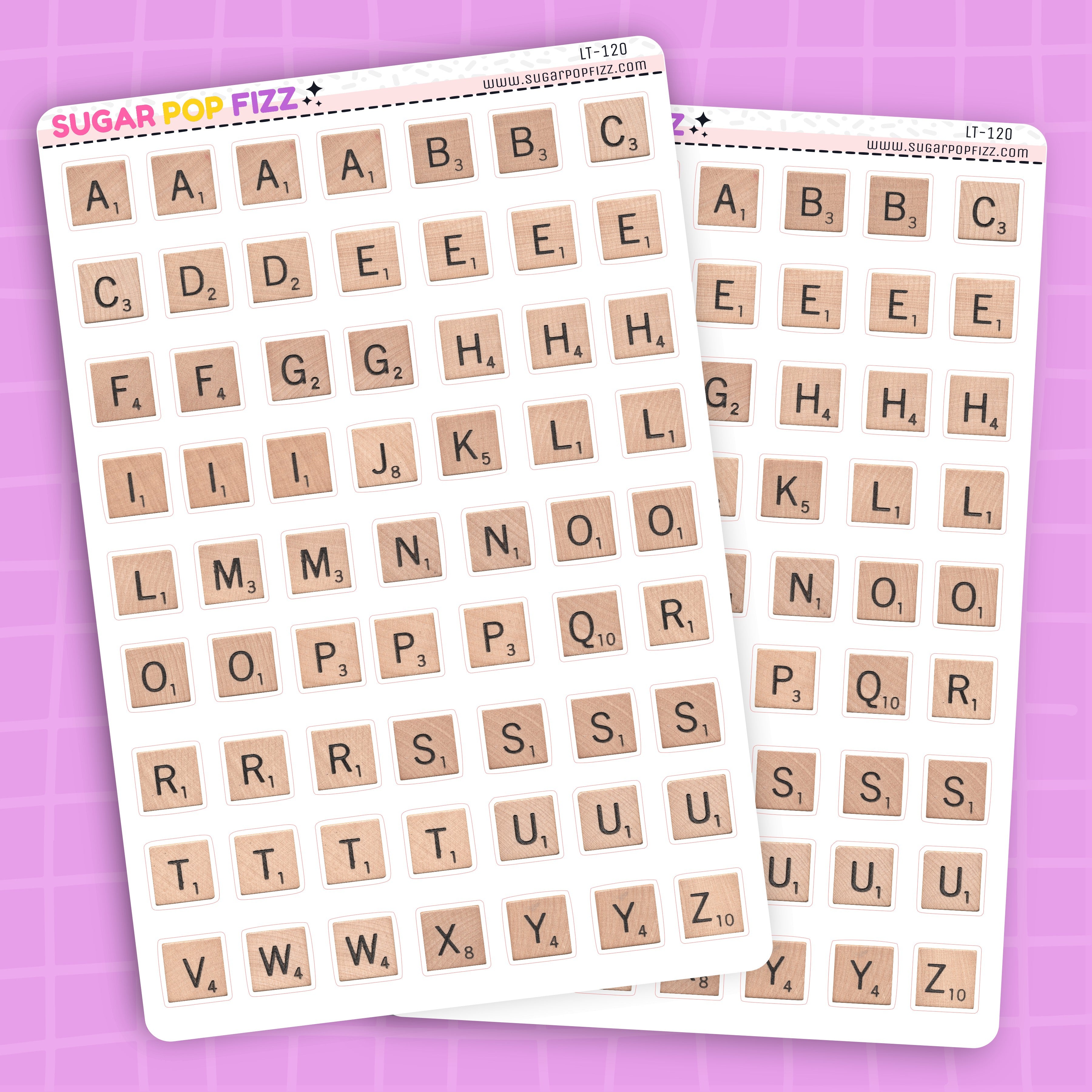 Scrabble LETTERS - LT120 – Sugar Pop Fizz
