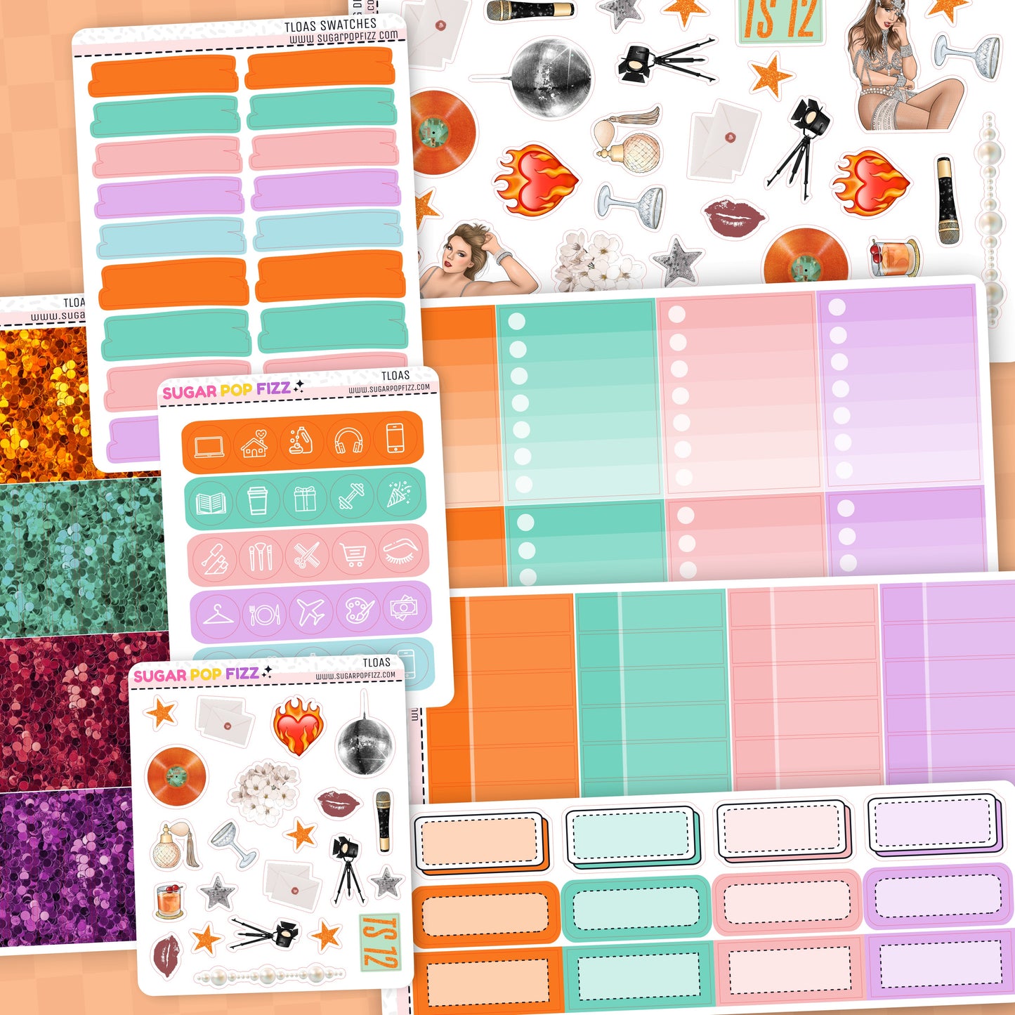 TLOAS Standard Vertical Weekly Kit Add-ons – Sugar Pop Fizz