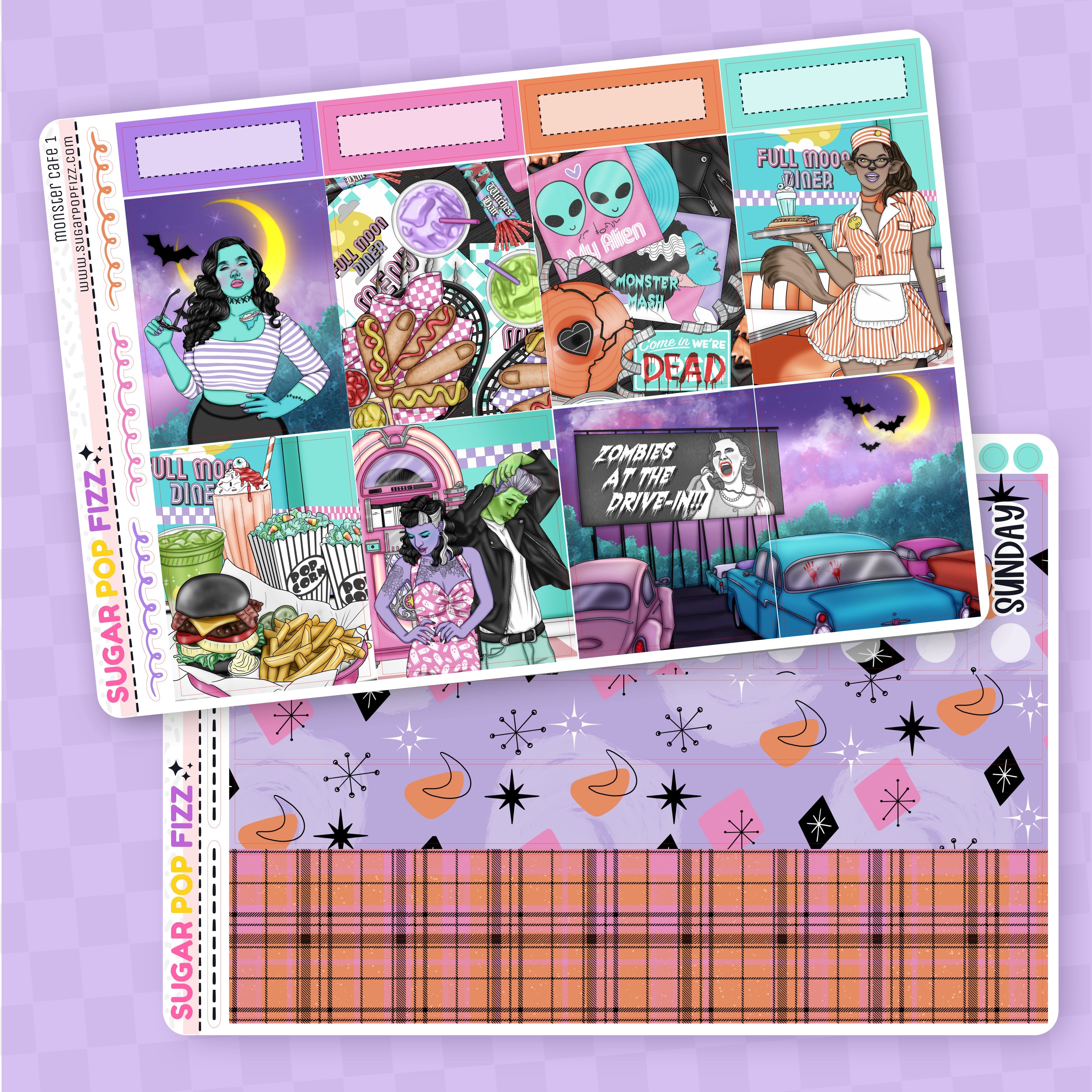Monster Cafe Standard Vertical Weekly Kit – Sugar Pop Fizz